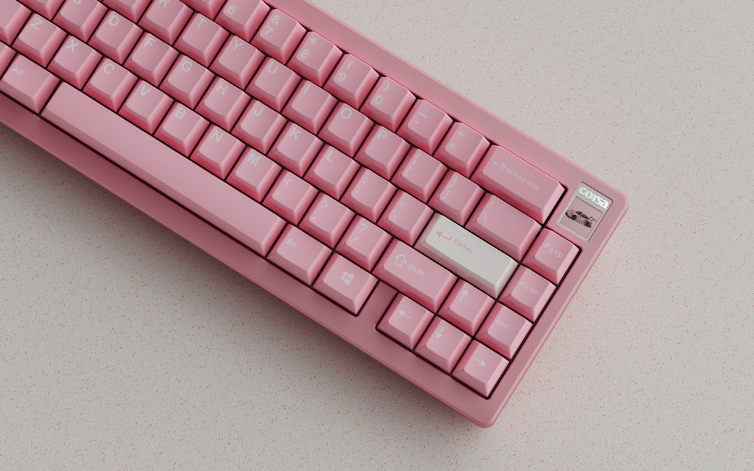 Matrix corsa keyboard pink Hotswap, Computers & Tech, Parts ...