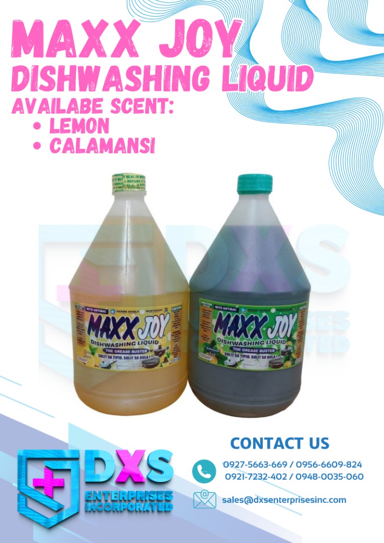 MAXX JOY DISH WASHING LIQUID 3.2 LITER, Health & Nutrition, Medical ...
