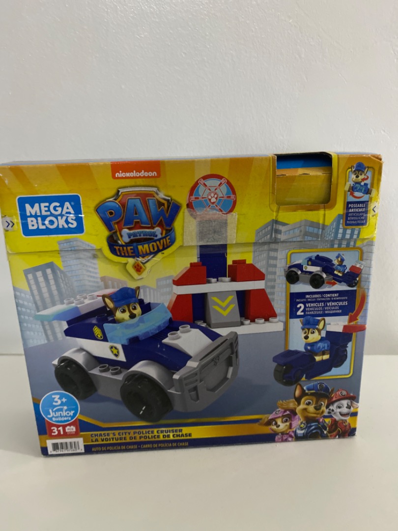 Mega bloks paw patrol chase city police cruise, Babies & Kids, Infant ...