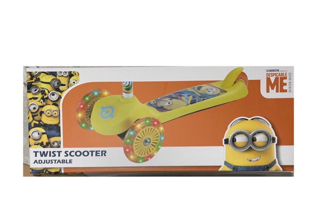 Minion Kids Twist Adjustable Scooter, Hobbies & Toys, Toys & Games on ...
