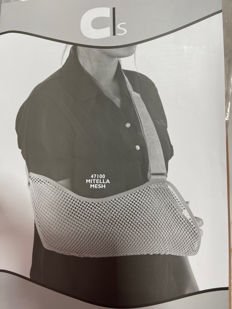 mitella mesh arm sling in grey, Health & Nutrition, Braces, Support ...