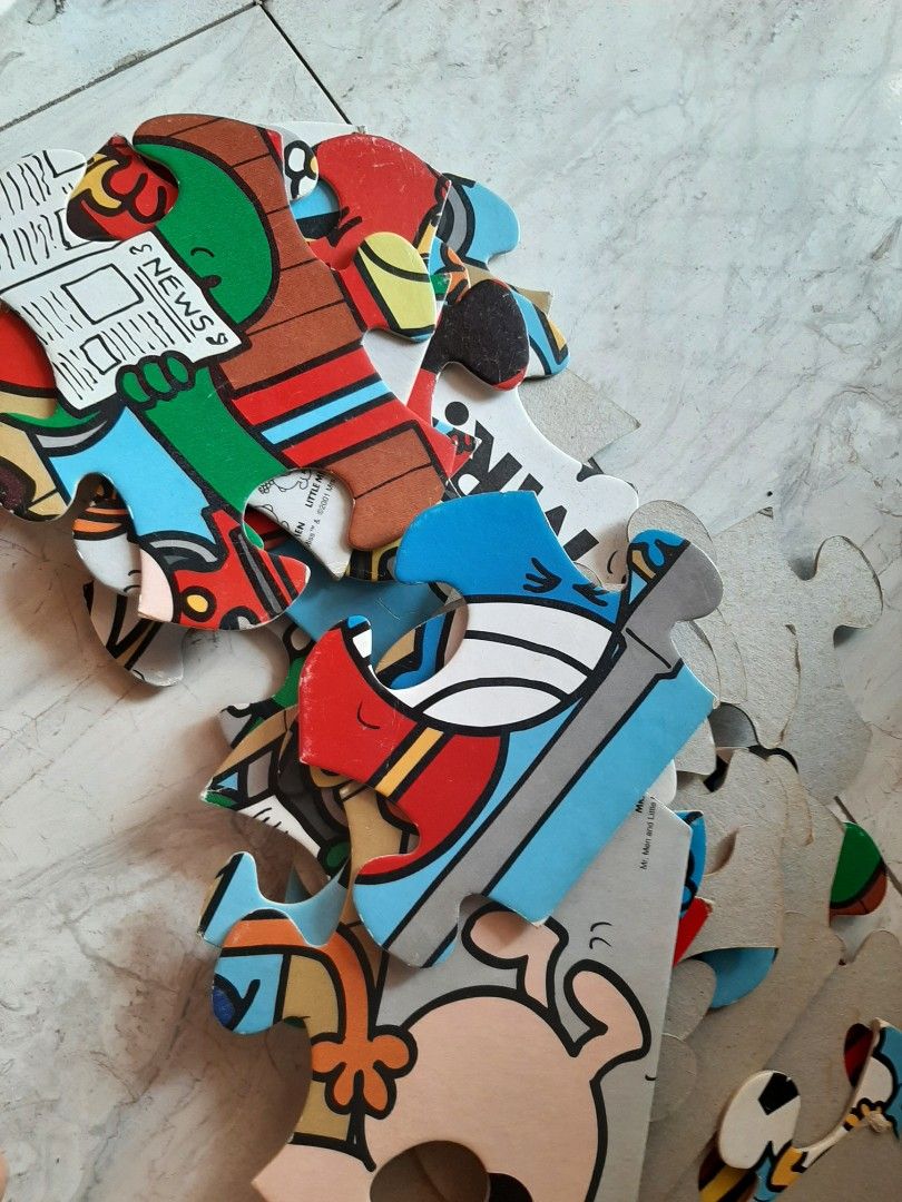 Mr men floor puzzle, Toys & Collectibles, Mainan di Carousell