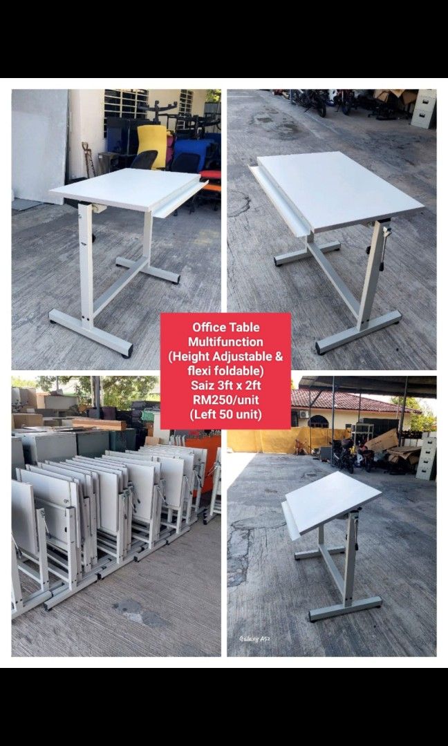 Multifunctional Office Table SALE !, Furniture & Home Living, Furniture ...