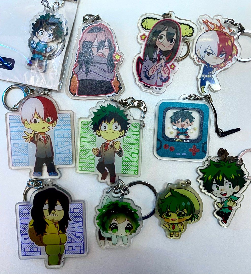 My Hero Academia / Boku no Hero Academia assorted keychains, Hobbies ...