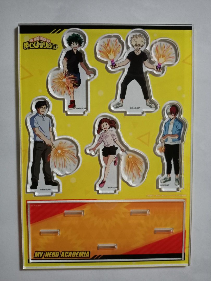 My hero academia MHA acrylic diorama figure stand, Hobbies & Toys ...