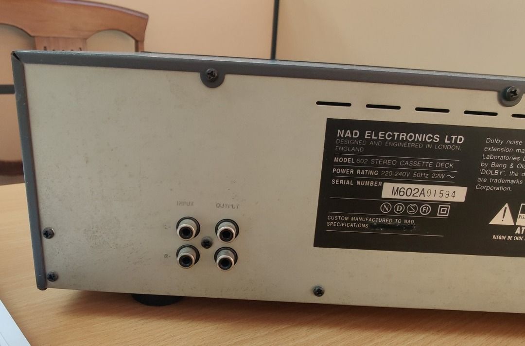 NAD 602 CASSETTE DECK, Audio, Other Audio Equipment on Carousell