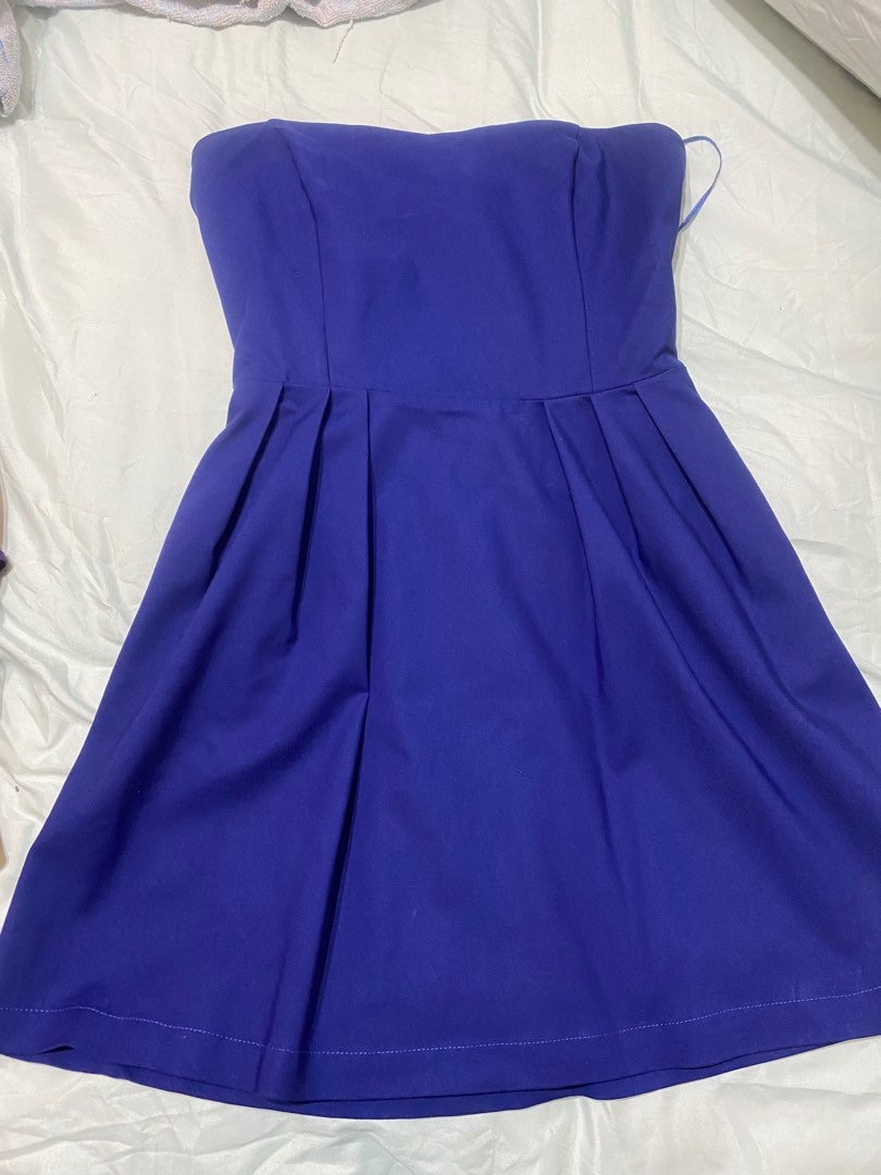 Navy Blue cute dress, Women's Fashion, Dresses & Sets, Dresses on Carousell
