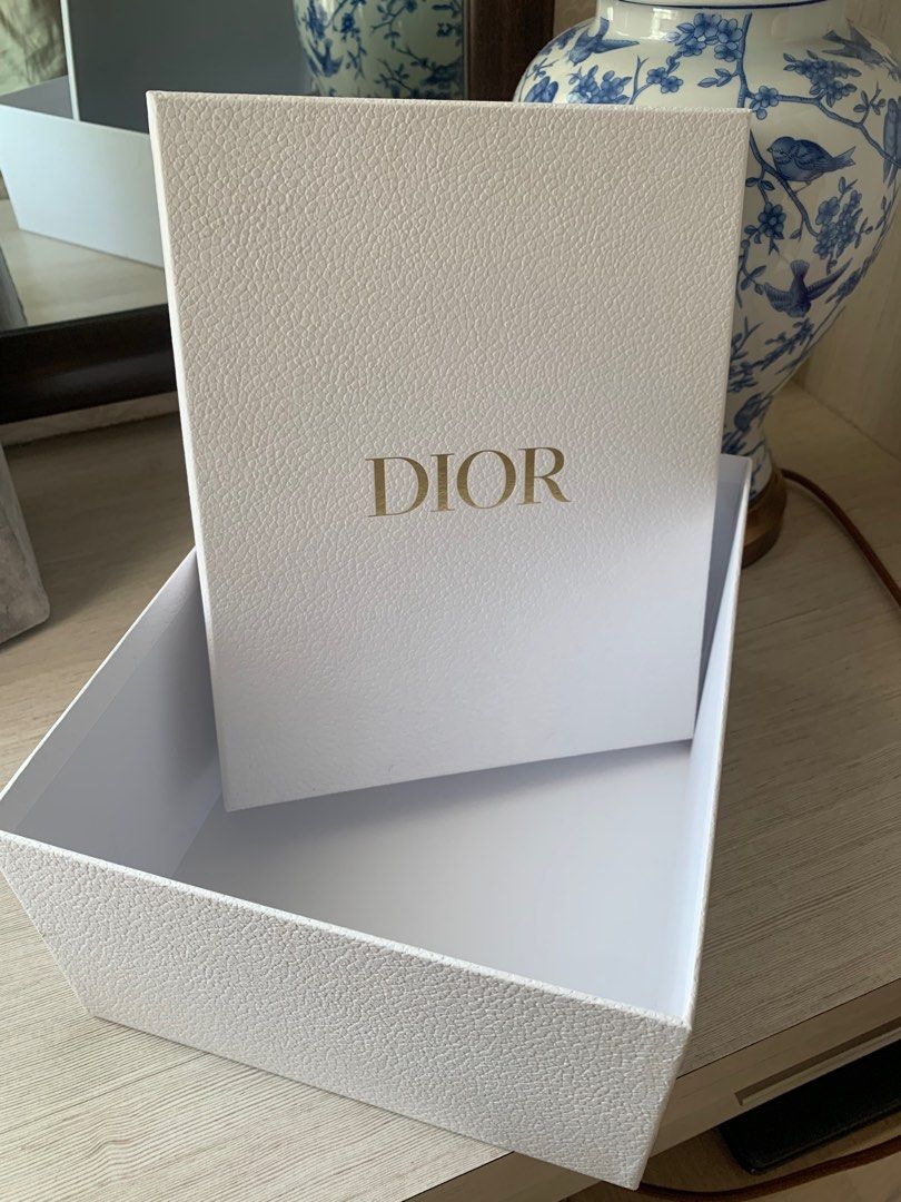 New Dior box 23 cm x 28 cm x 18 cm height, Luxury, Accessories on Carousell