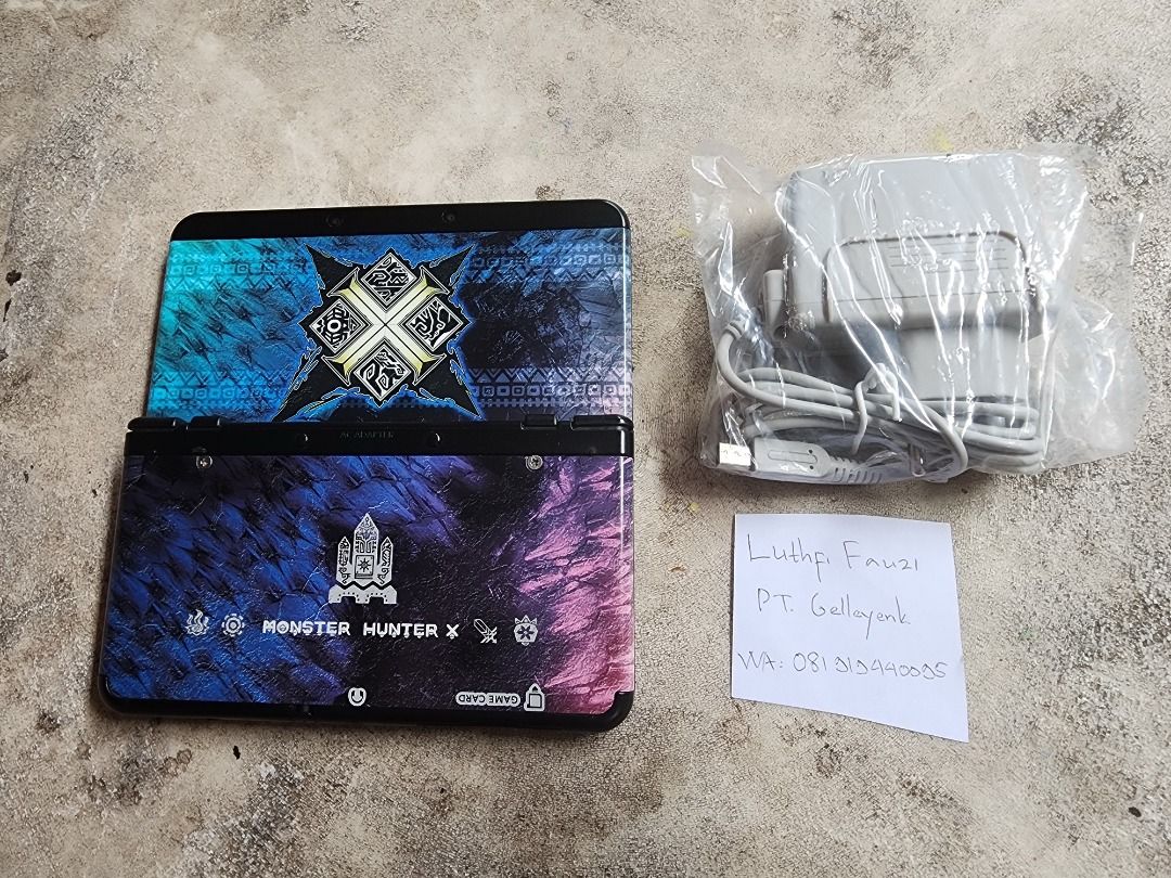 New Nintendo 3DS not XL Monster Hunter X Limited Edition 64GB 00, Video ...