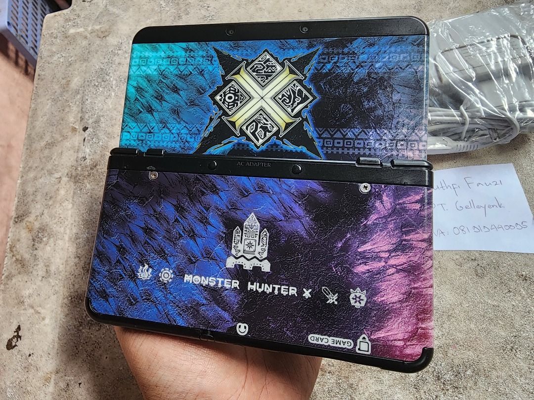 New Nintendo 3DS not XL Monster Hunter X Limited Edition 64GB 00, Video ...