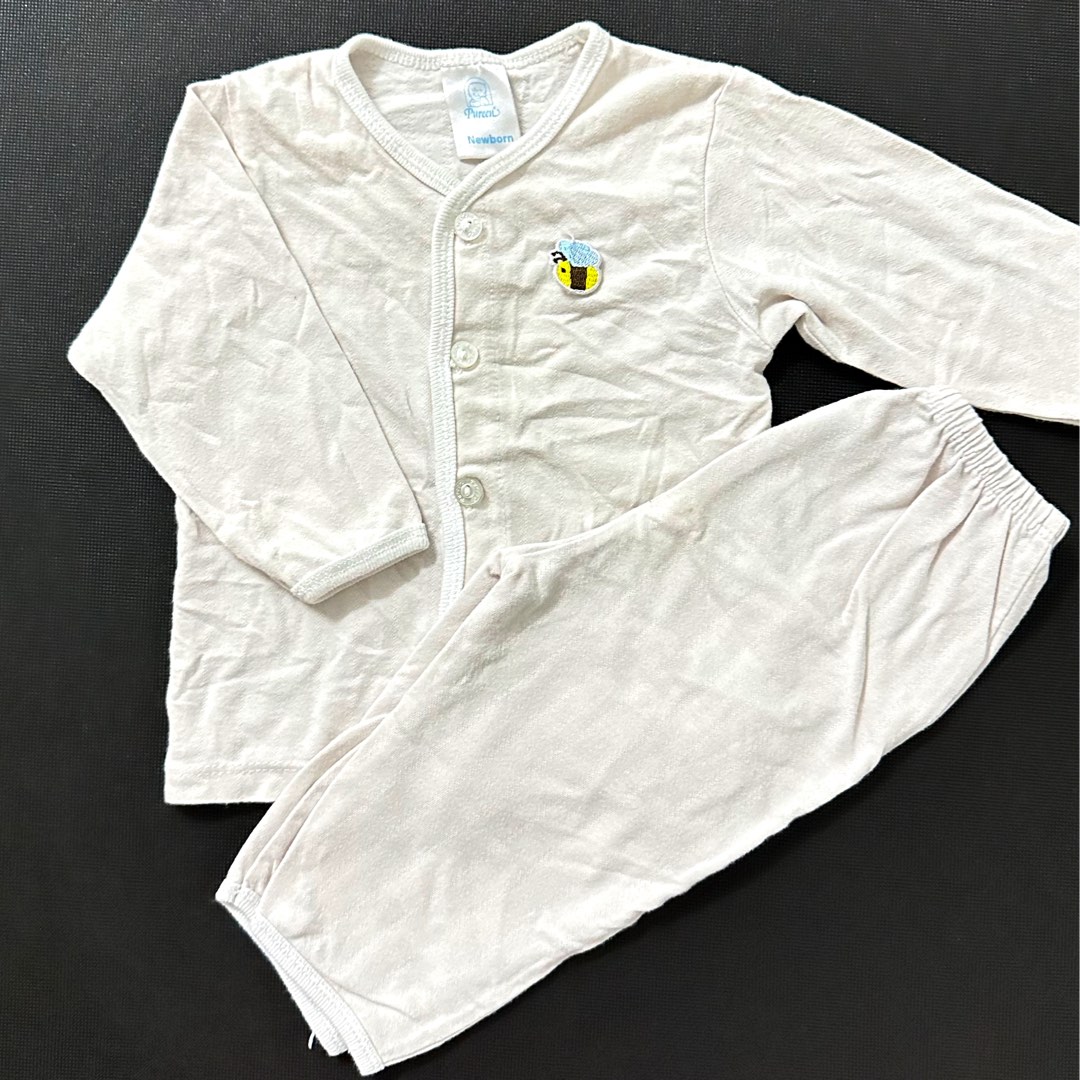 (Newborn) Tiny Button Baby Sleep set/ pyjamas, Babies & Kids, Babies ...