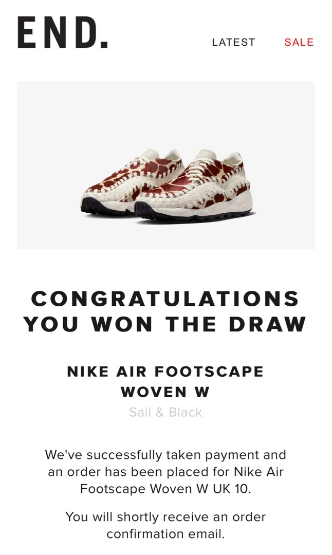 Nike footscape woven cow print jordan, 男裝, 鞋, 波鞋 - Carousell