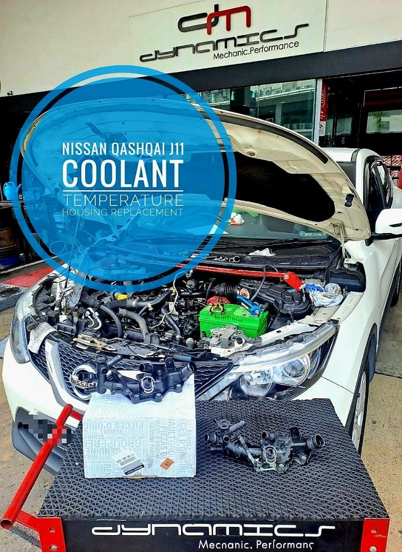 Nissan QashQai: Thermostat Assembly Housing/Coolant Temperature Housing ...