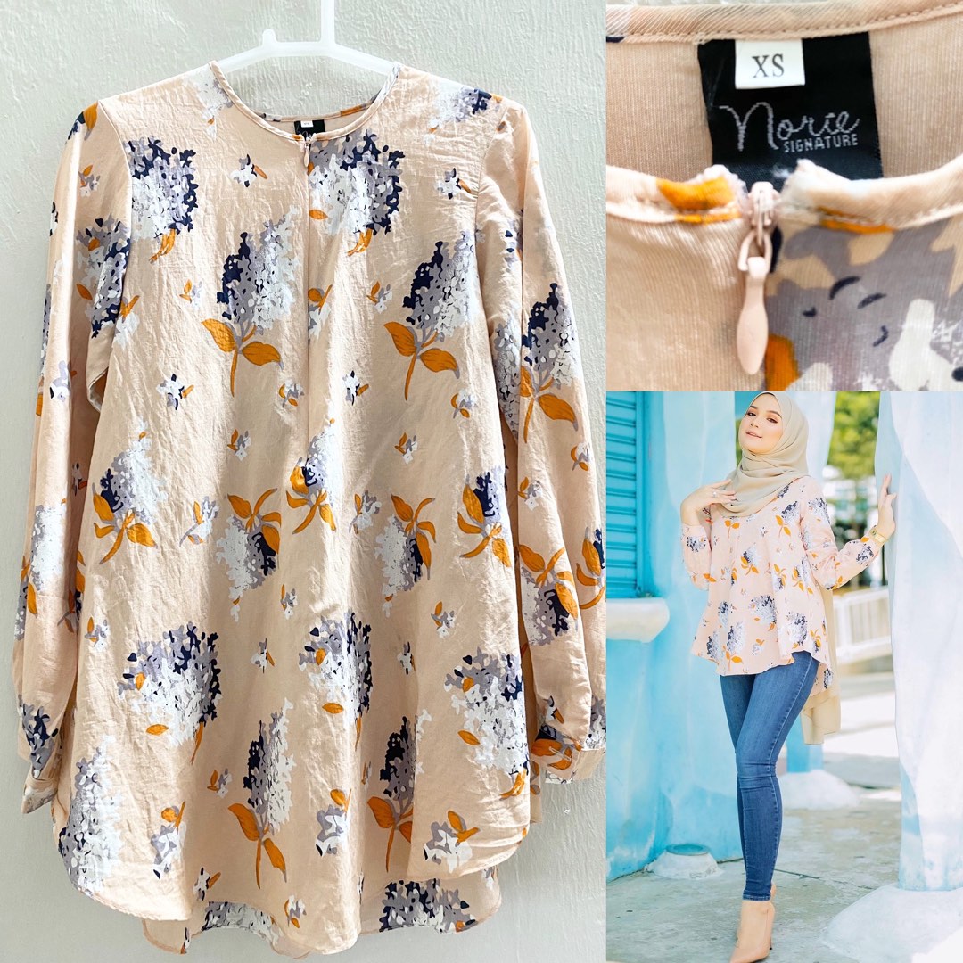 Norie Signature Blouse, Women's Fashion, Tops, Blouses on Carousell