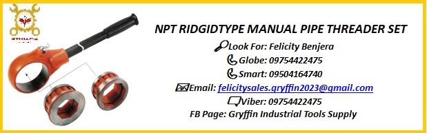 NPT RIGID TYPE MANUAL PIPE THREADER SET, Commercial & Industrial ...