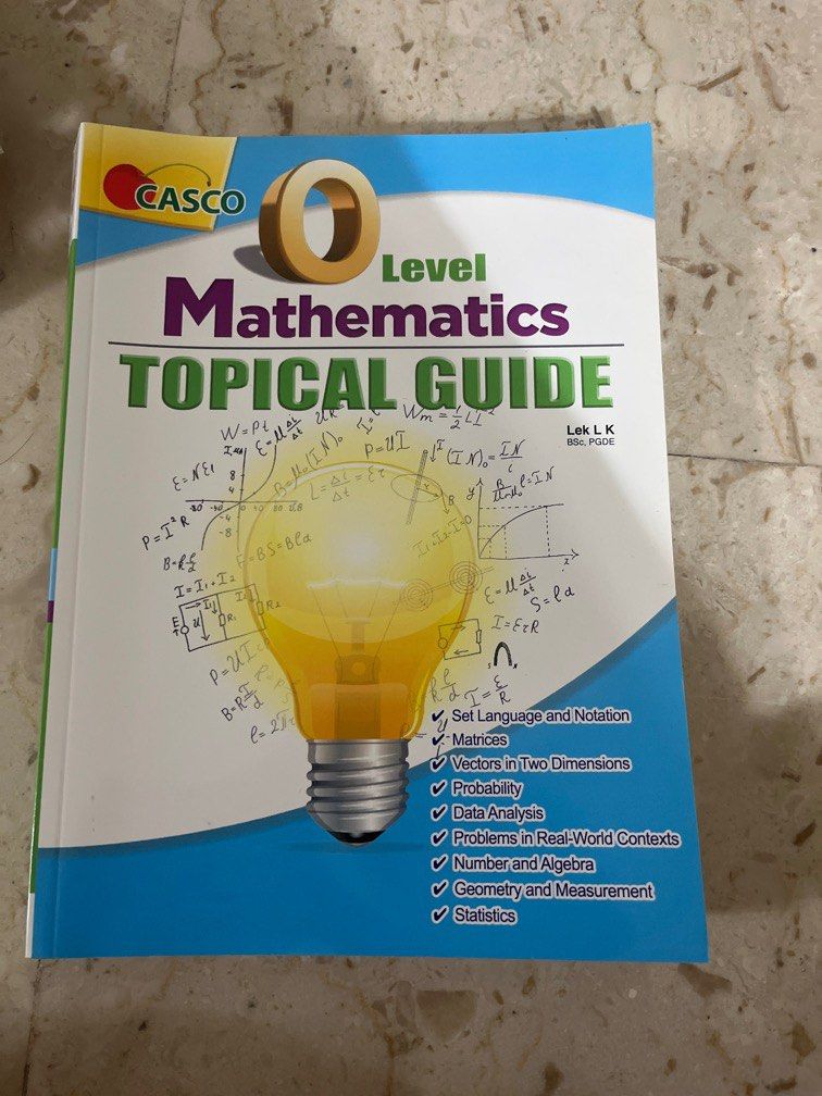 O Level Mathematics, Hobbies & Toys, Books & Magazines, Assessment ...