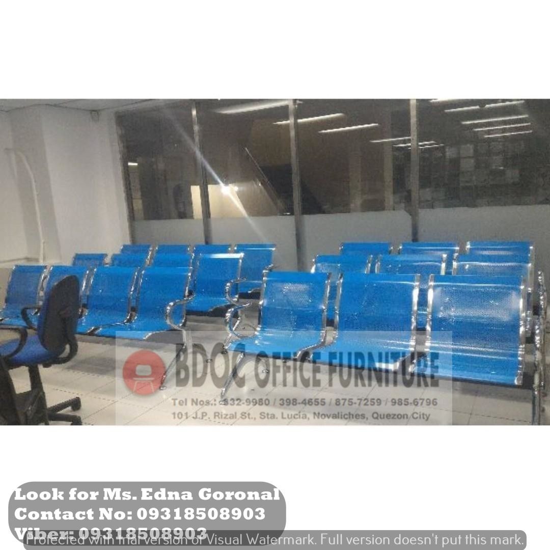 Office Gang Chair - Steel Gang Chair - Waiting Gang Chair, Furniture ...