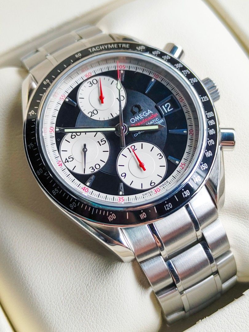 OMEGA SPEEDMASTER RACING REVERSE PANDA DIAL, Luxury, Watches on Carousell