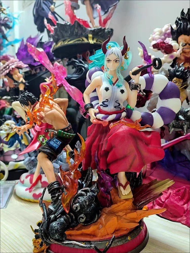 One Piece LX Studios POP scale Portrait of Pirates PVC GK Yamato and ...