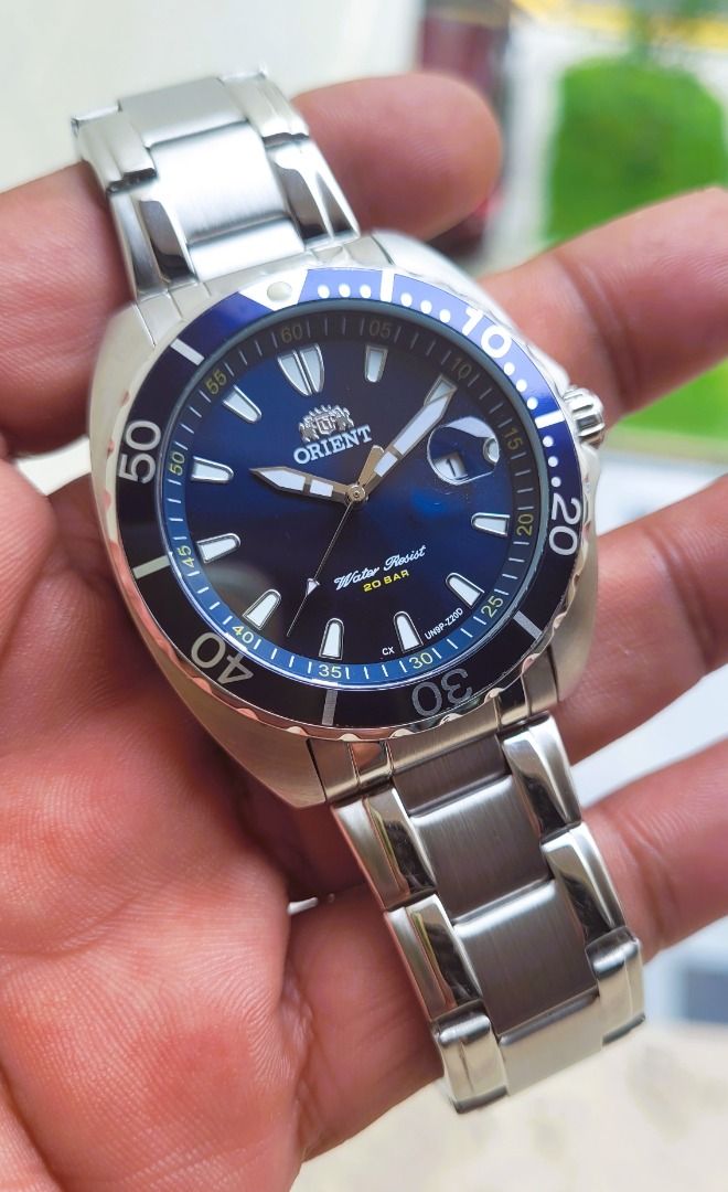 Orient Sub JDM WV0281UN Royal Navy Dial 200m Diver, Men's Fashion ...