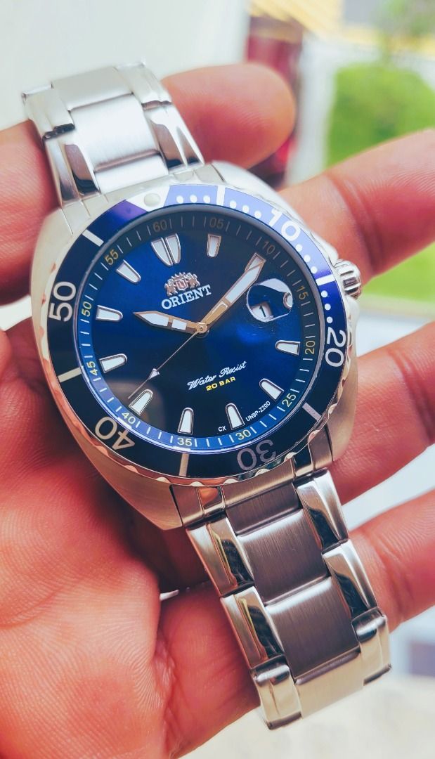 Orient Sub JDM WV0281UN Royal Navy Dial 200m Diver, Men's Fashion ...