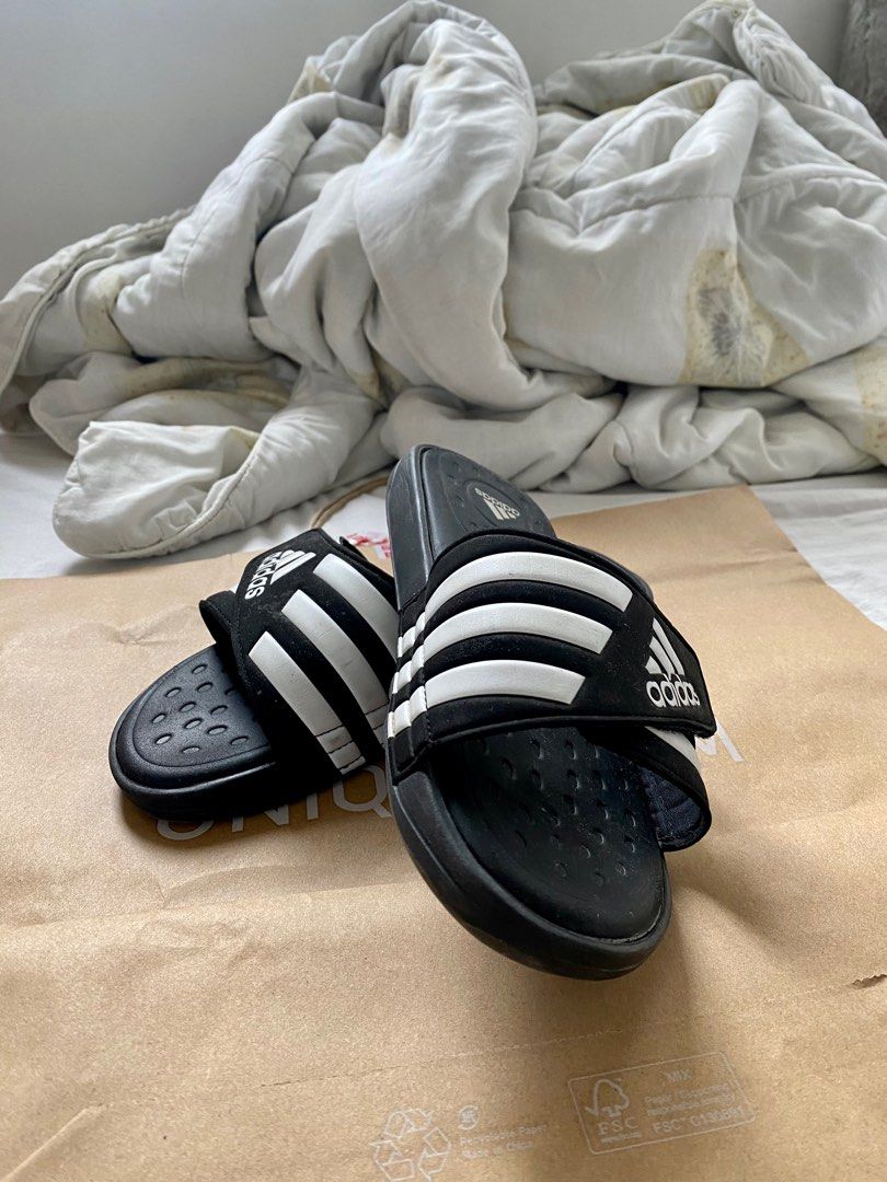 Original Adidas Slides, Men's Fashion, Footwear, Slippers & Slides on ...