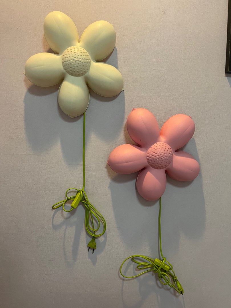 Original Ikea Flower Wall Lamps, Furniture & Home Living, Lighting ...
