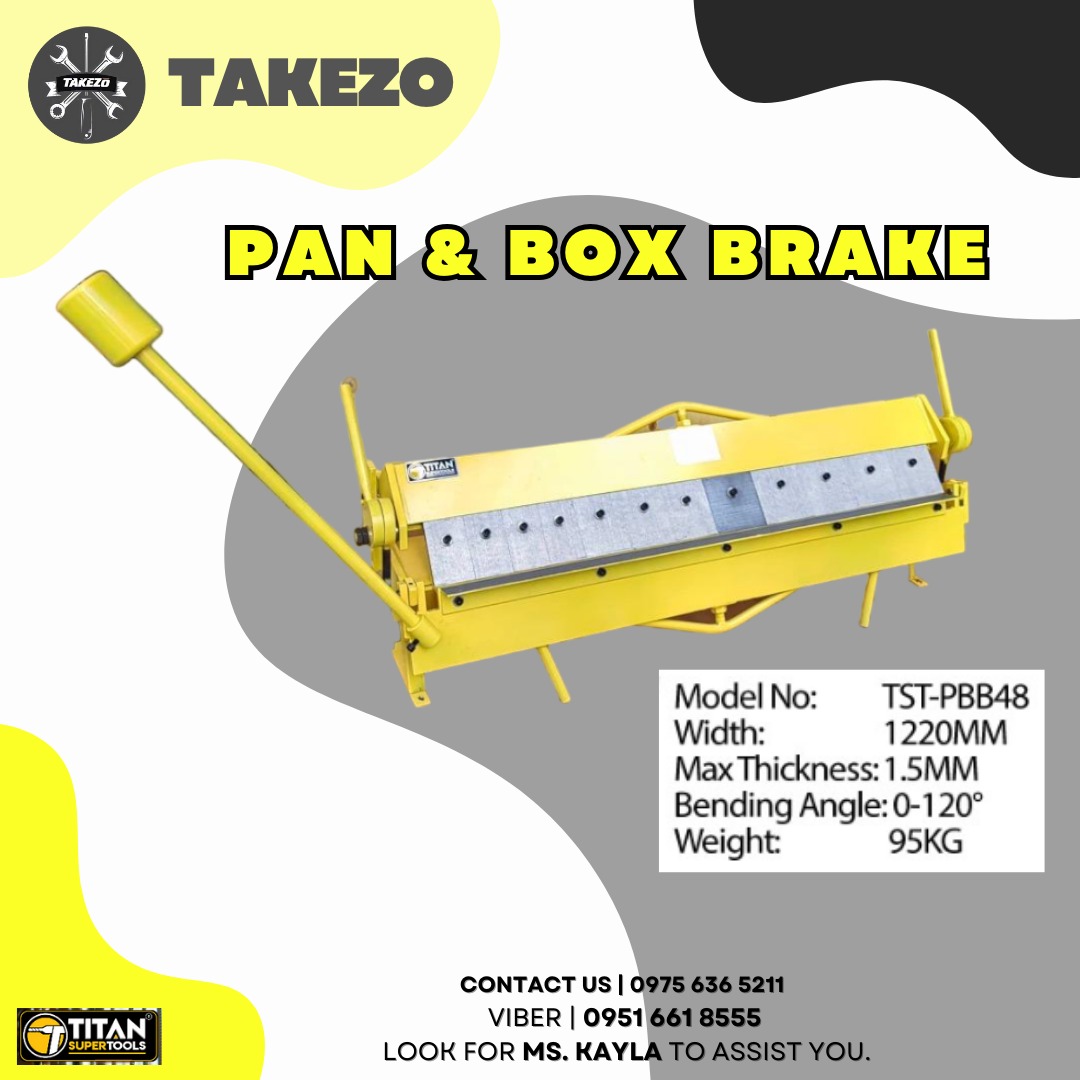 PAN AND BOX BREAK BENDER, Commercial & Industrial, Construction Tools ...