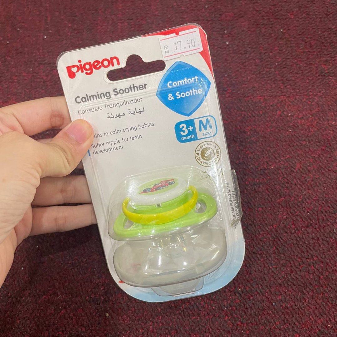 Pigeons Puting/Pacifier 3m +, Babies & Kids, Nursing & Feeding ...