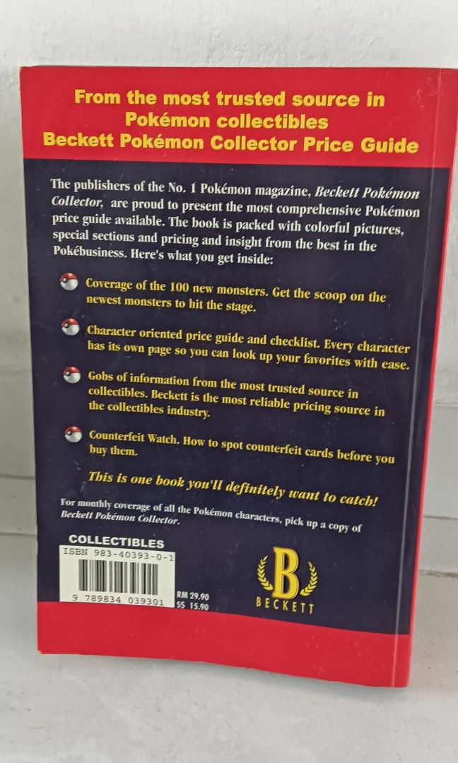 Pokemon collection price guide, Hobbies & Toys, Books & Magazines ...