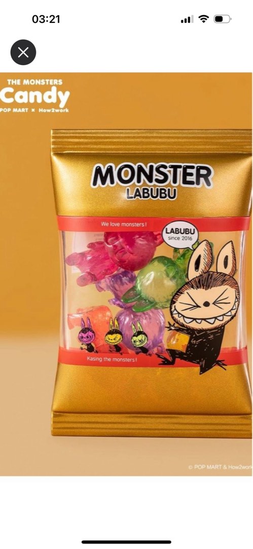 Popmart labubu 復古甜蜜盲盒-軟糖, 興趣及遊戲, 玩具 & 遊戲類 - Carousell
