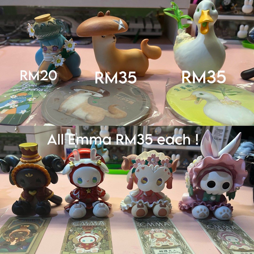 POPMart Misc Assorted Figures | Vegetable Fairy, Flower Zodiac, Emma ...