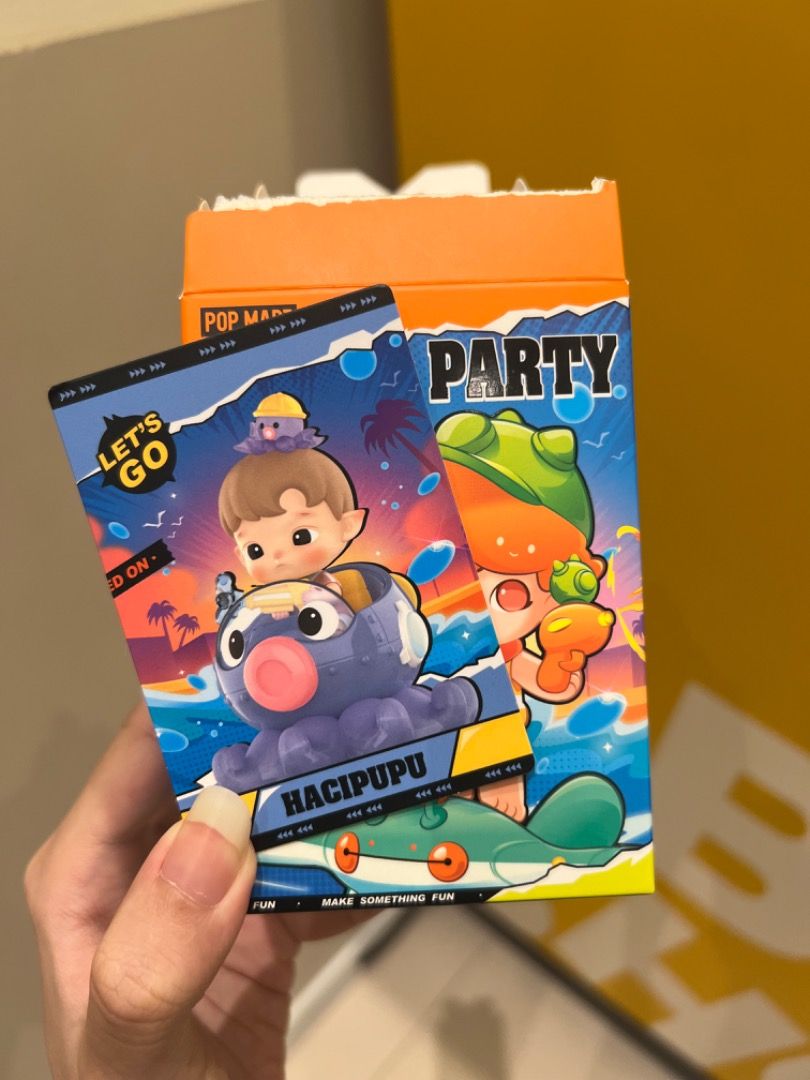 Popmart Water Party Hacipupu, Hobbies & Toys, Toys & Games on Carousell
