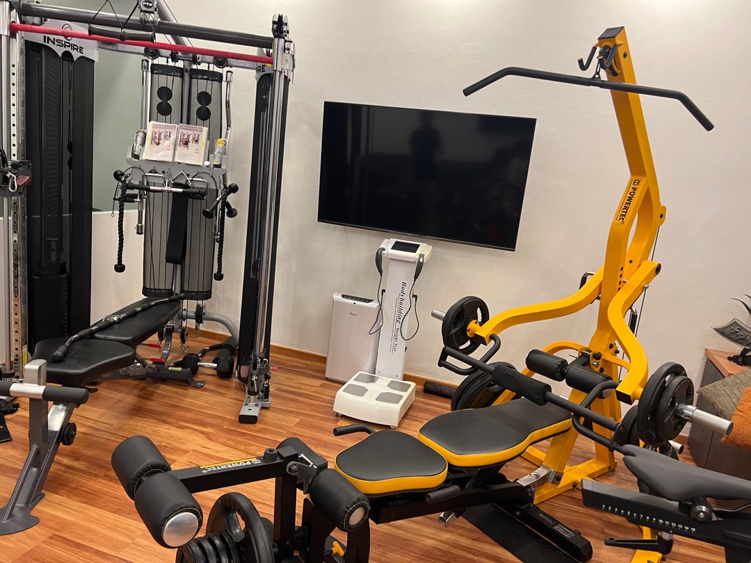 Powertec Leverage Gym Full Set, Sports Equipment, Exercise & Fitness ...