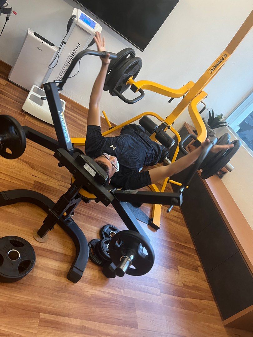Powertec Leverage Gym Full Set, Sports Equipment, Exercise & Fitness ...