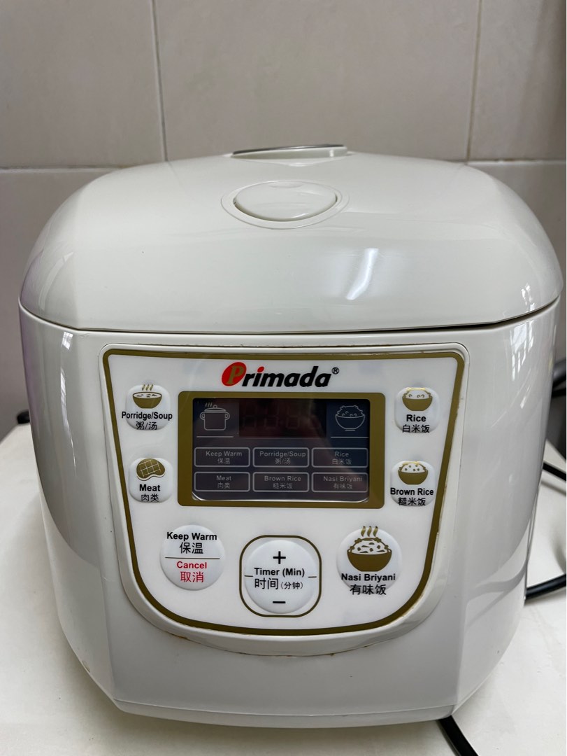 Primada Smart Rice Cooker / Multicooker, TV & Home Appliances, Kitchen ...