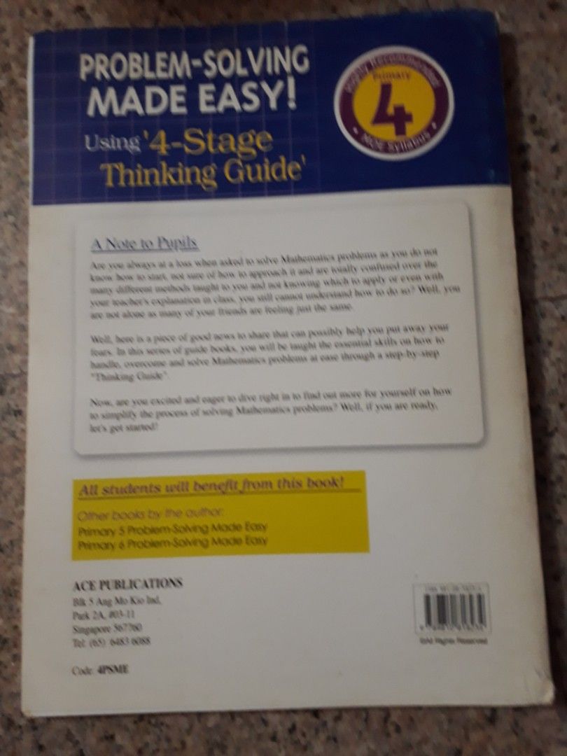 Problem Solving Made Easy.P4., Hobbies & Toys, Stationery & Craft, Stationery & School Supplies ...