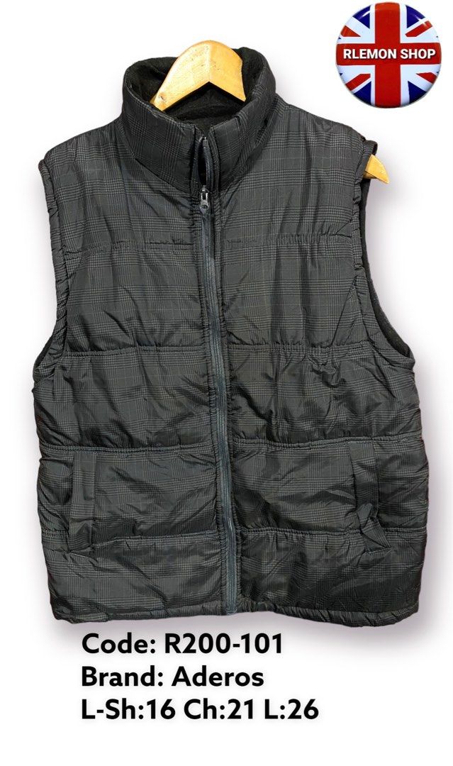 R200-101 Aderos Chaleco Vest, Men's Fashion, Coats, Jackets and ...