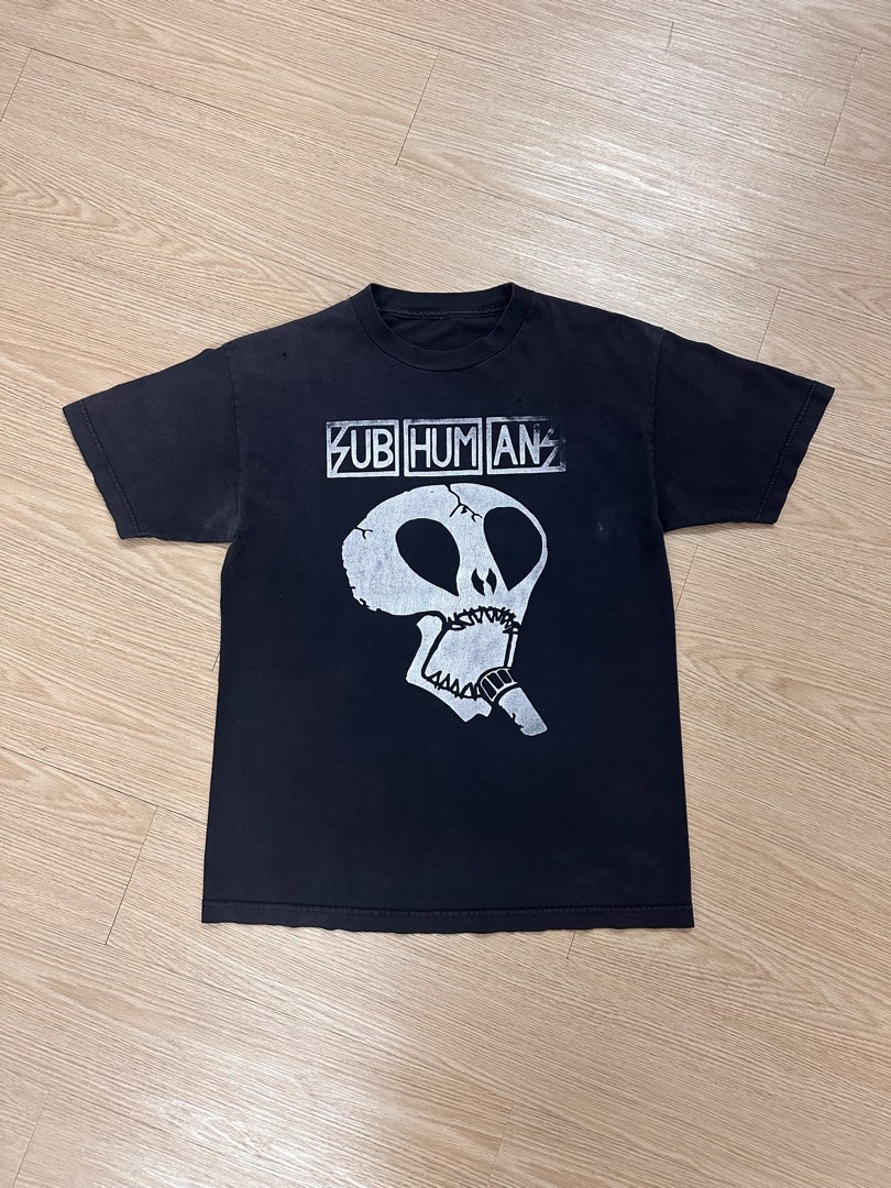 Rare Beautiful Faded Vintage Subhumans Punk Rock Band Tee, Men's ...