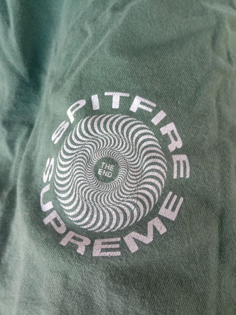 RARE SUPREME X SPITFIRE COLLAB, Men's Fashion, Tops & Sets, Tshirts ...