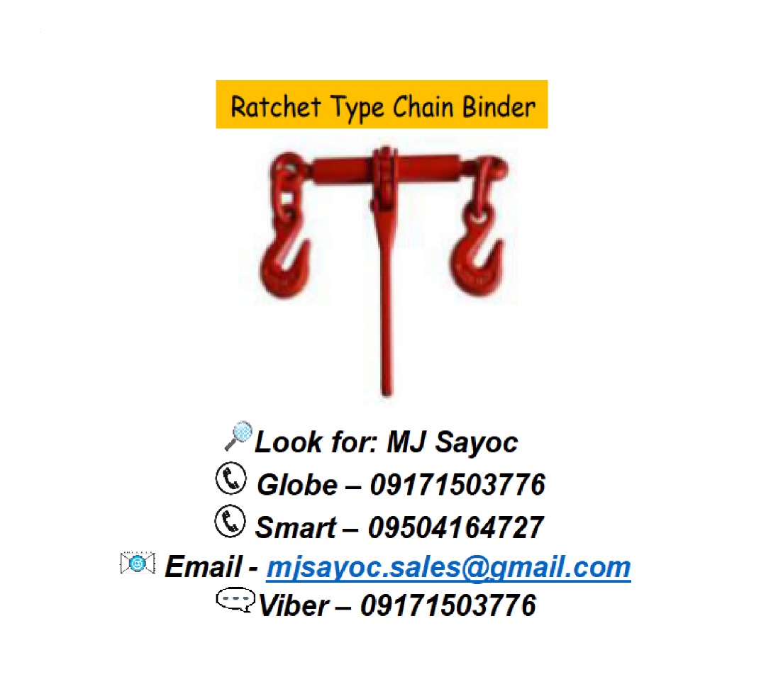 Ratchet Type Chain Binder, Commercial & Industrial, Construction Tools ...