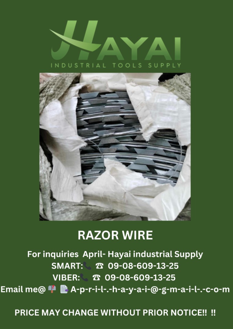 Razor wire, Commercial & Industrial, Construction Tools & Equipment on ...