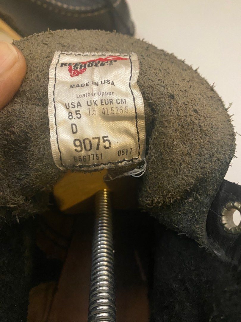 Red Wing Moc Toe 9075, Men's Fashion, Footwear, Boots on Carousell