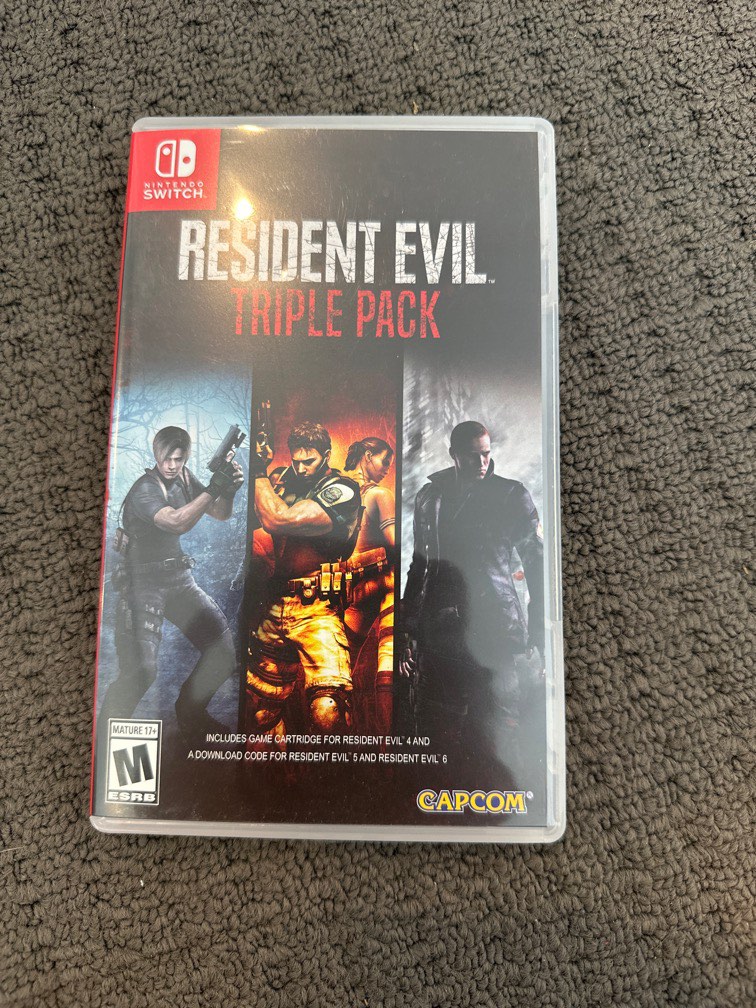 Resident evil triple pack, Video Gaming, Video Games, Nintendo on Carousell