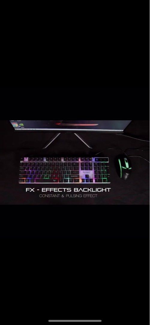 Rgb Keyboard And Mouse Computers And Tech Parts And Accessories Computer Keyboard On Carousell