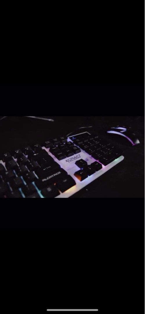 Rgb Keyboard And Mouse Computers And Tech Parts And Accessories Computer Keyboard On Carousell