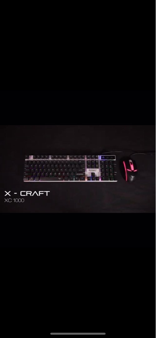 Rgb Keyboard And Mouse Computers And Tech Parts And Accessories Computer Keyboard On Carousell