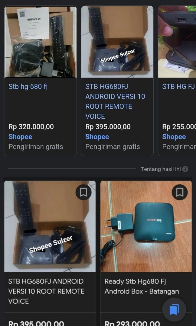 Router STB IndiHome HG680-FJ, Elektronik, TV & Perlengkapan Hiburan di ...