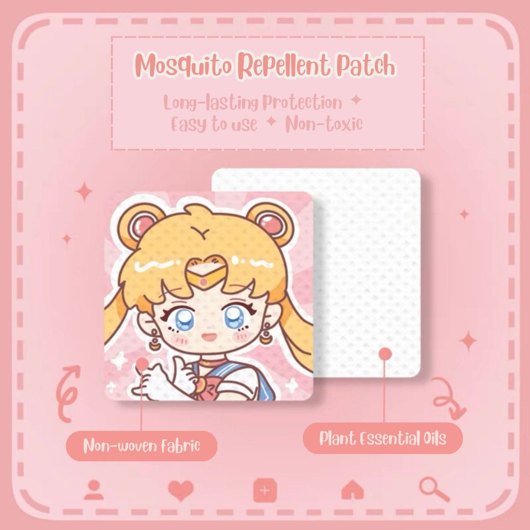 [Sailor Moon] Dengue Defender Mosquito Patches DEET Free (12/24/36 ...