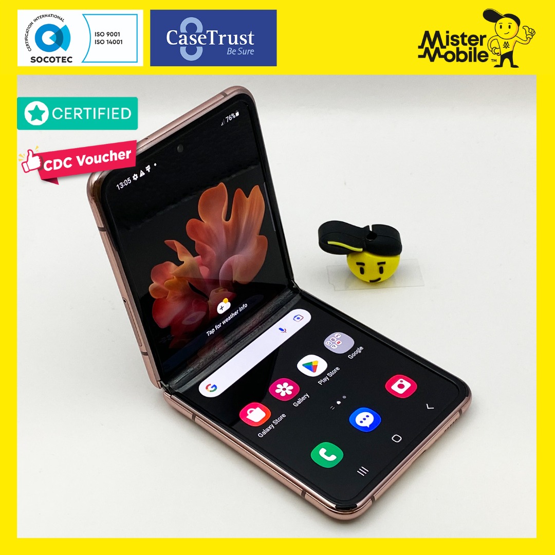 Samsung Z Flip 5G Grey 256 GB, Mobile Phones & Gadgets, Mobile Phones ...